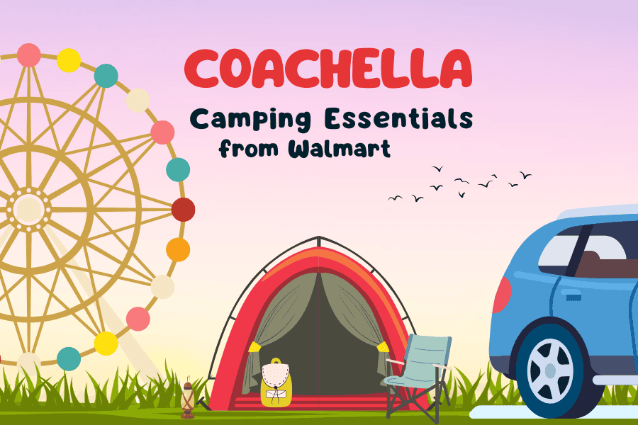 Coachella Camping Essentials from Walmart - Julia Vaness