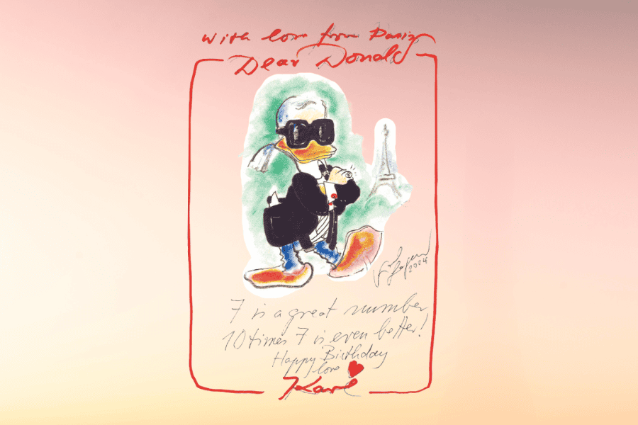 Donald Duck X Karl Lagerfeld - Julia Vaness